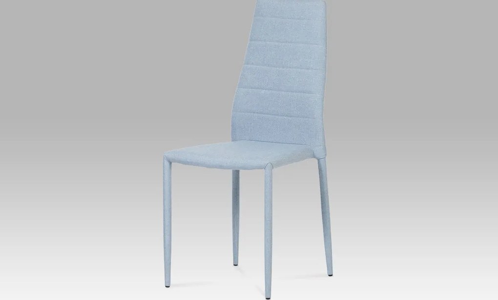 Autronic Jídelní židle stohovatelná, látka modrá DCL-423 BLUE2