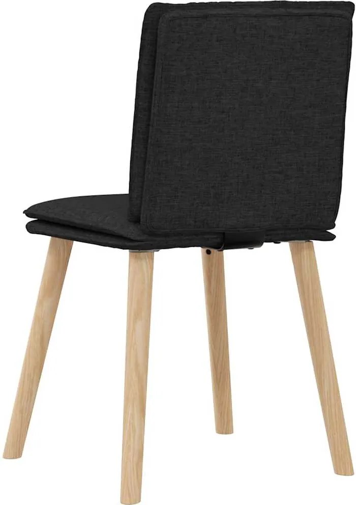 Jídelní židle 6 ks černé textil 3315627
