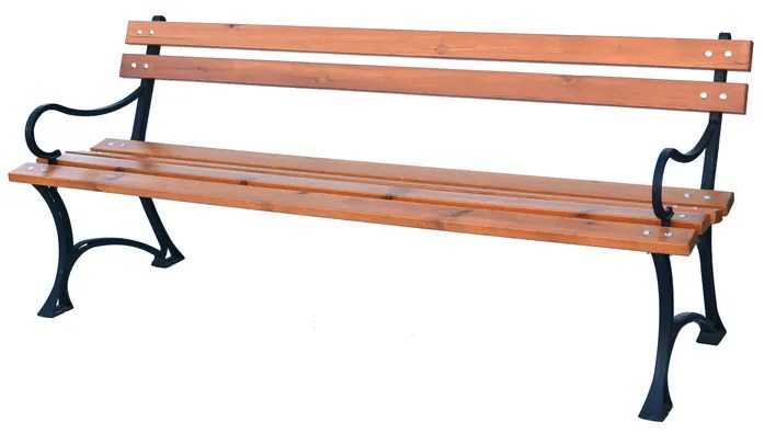 Parková lavice s područkami FSC 180 x 65 x 78 cm