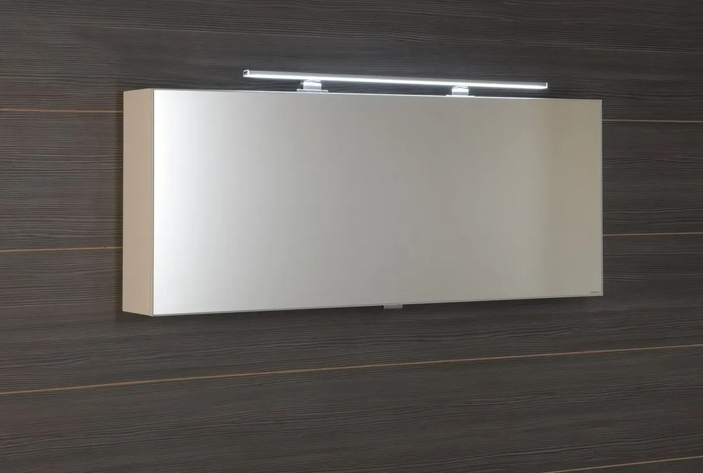 Sapho, CLOE galerka s LED osvětlením, 120x50x18cm, bílá (CE120), CE120-0030