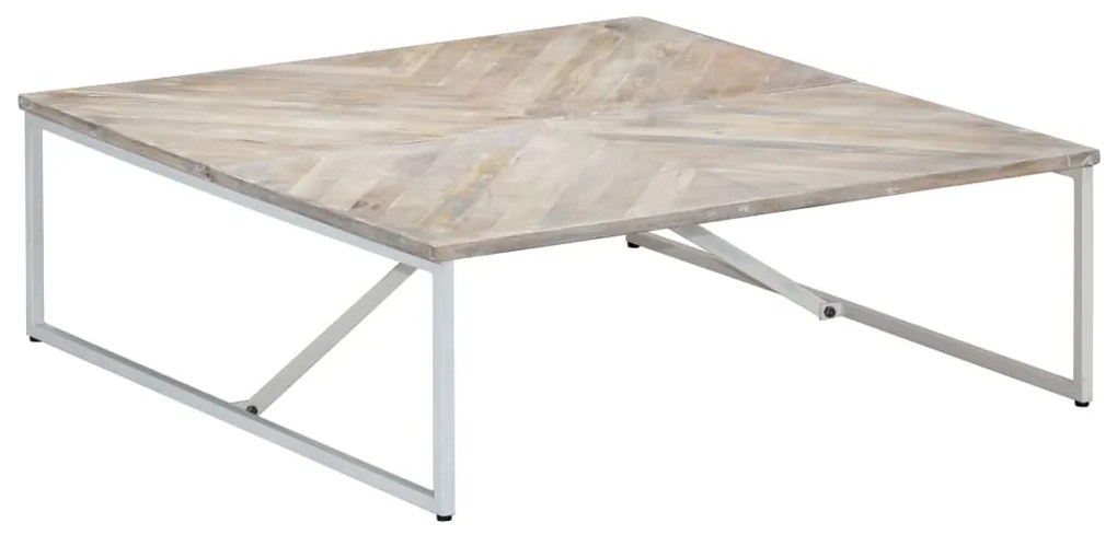 Konferenční stolek - masivní mangovníkové dřevo | 110x110x36 cm