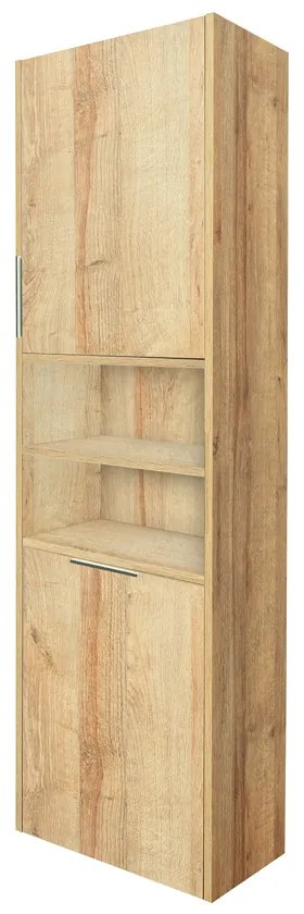 Mereo Mereo, Vigo, koupelnová skříňka vysoká s košem, 170 cm, CN333