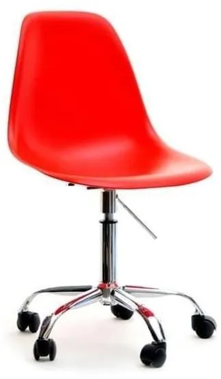 design4life Otočná židle MOBI Červená
