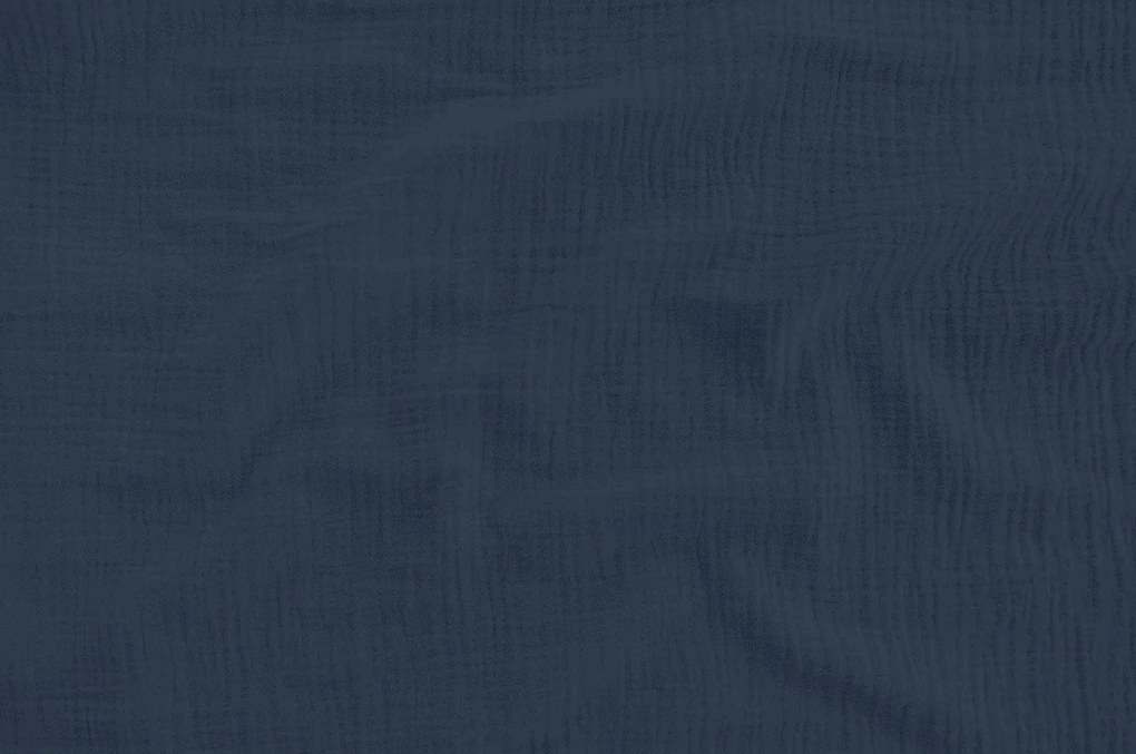 Mušelínové povlečení Navy Velikost: 140 x 220 + 70 x 90