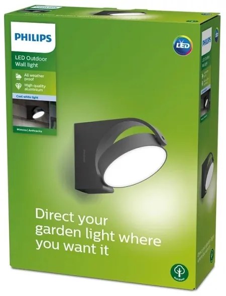 Philips - LED Venkovní nástěnné svítidlo MIMOSA LED/7W/230V 4000K IP44