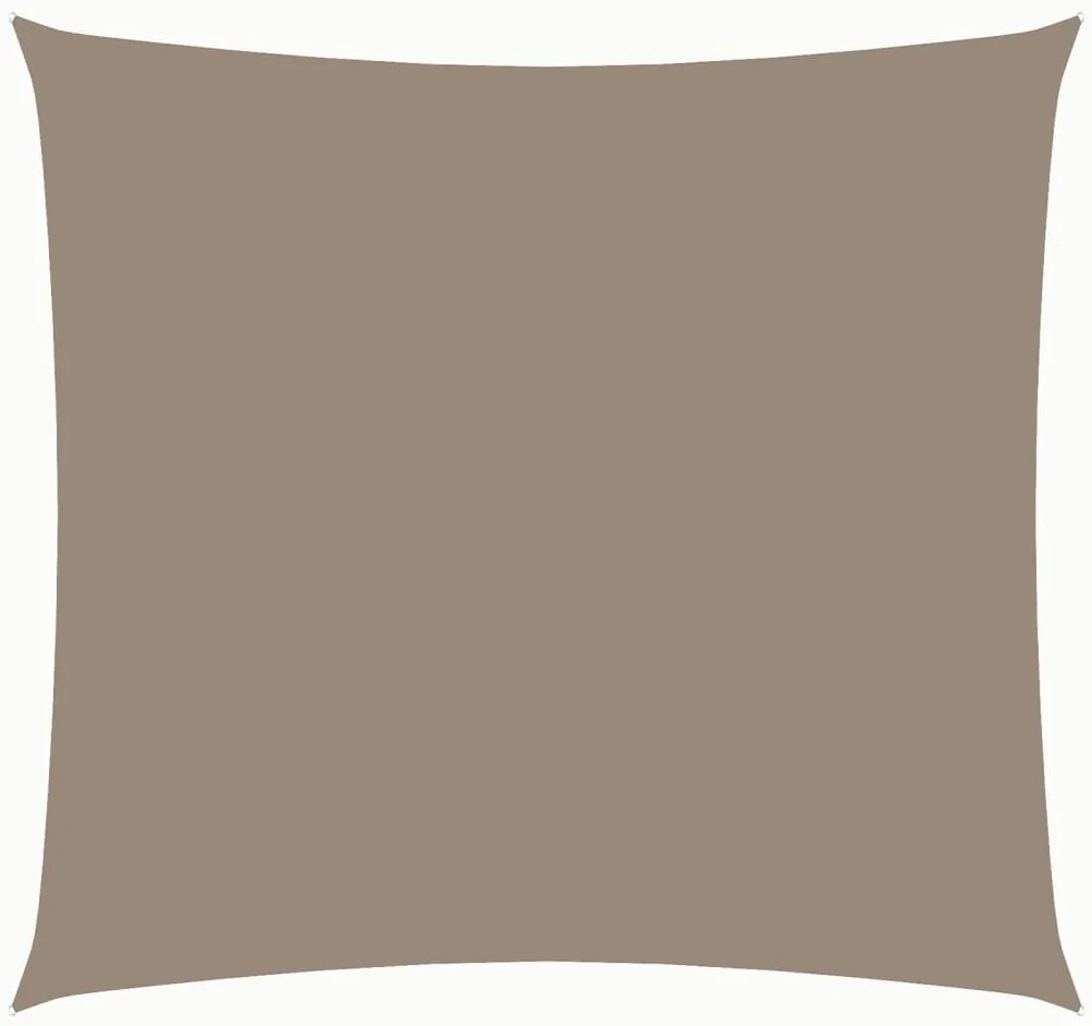 Stínící plachta oxfordská látka čtvercová 2,5 x 2,5 m taupe 135411
