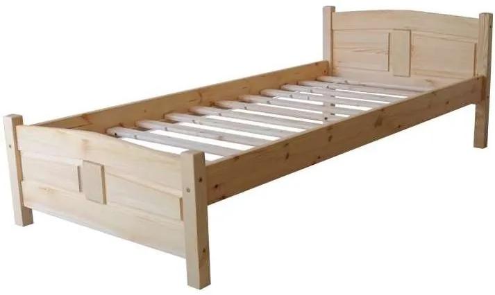 Via-nábytek Postel PEGAS masiv borovice 160 x 200 Povrchová úprava postele: Moření odstín dub