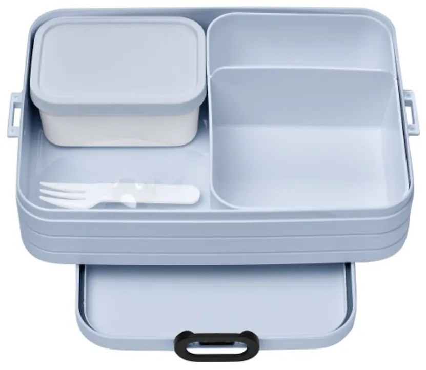 Bento velká krabička na jídlo s vnitřním dělením  - nordic modrá, mepal