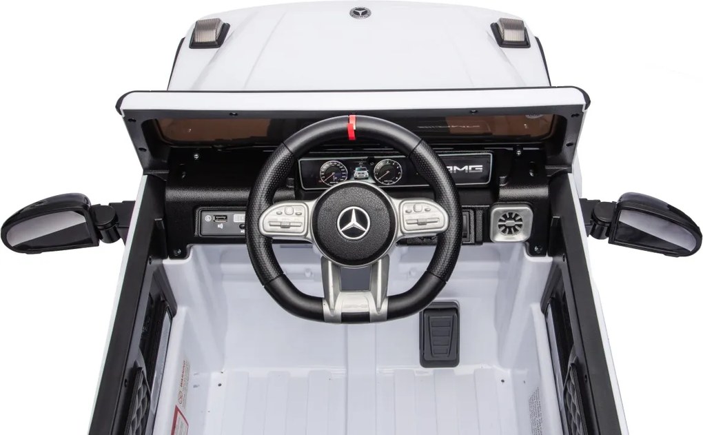 Ramiz Dětské vozidlo Mercedes G63 AMG LIFT, bílé