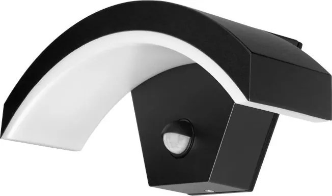 LED Zahradní lampa s PIR Adviti PILEA AD-OP-6572BLPMR4 700lm, IP54, 4000K, černá
