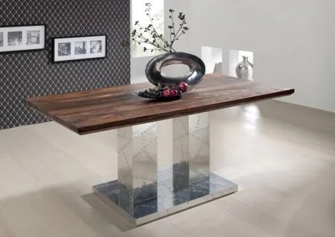 Bighome - PLAIN SHEESHAM Jídelní stůl 160x90 cm, palisandr