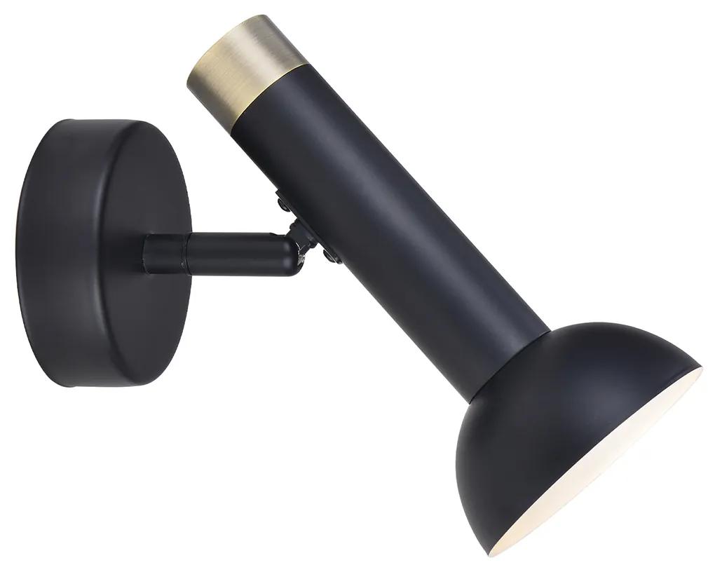 Halo Design 743520 nástěnná lampa Torsch černá/mosaz, 16cm