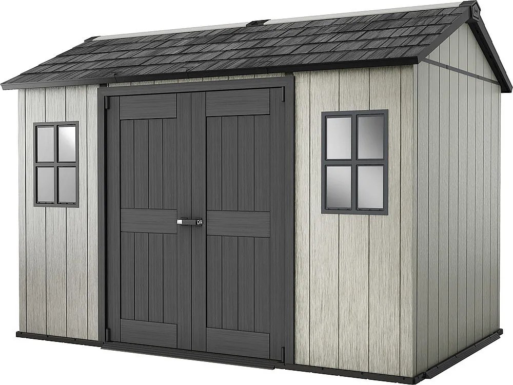 Zahradní domek plocha 350 x 229 cm (šedá-antracit)