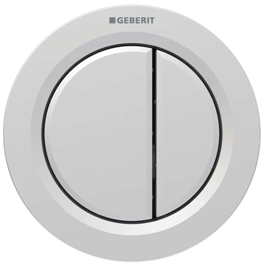 Geberit - Oddálené ovládání splachování WC, pneumatické, 2-činné splachování, matný chrom 116.050.JQ.1