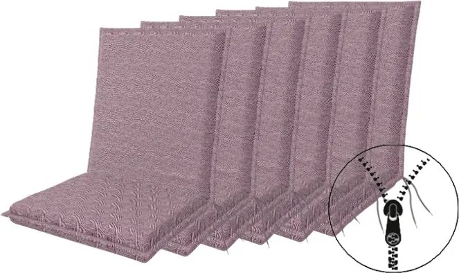 Doppler ART 4043 - set 6 ks polstrů na křeslo s nízkým opěradlem