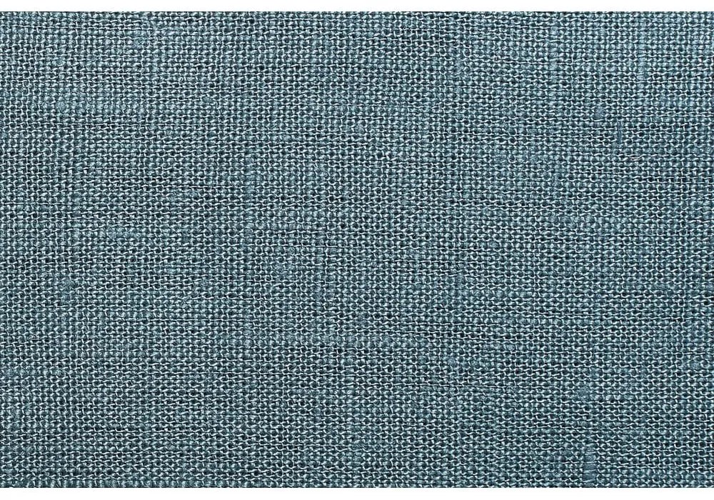 Šedomodrý lněný závěs 140x300 cm Blue Fog – Linen Tales