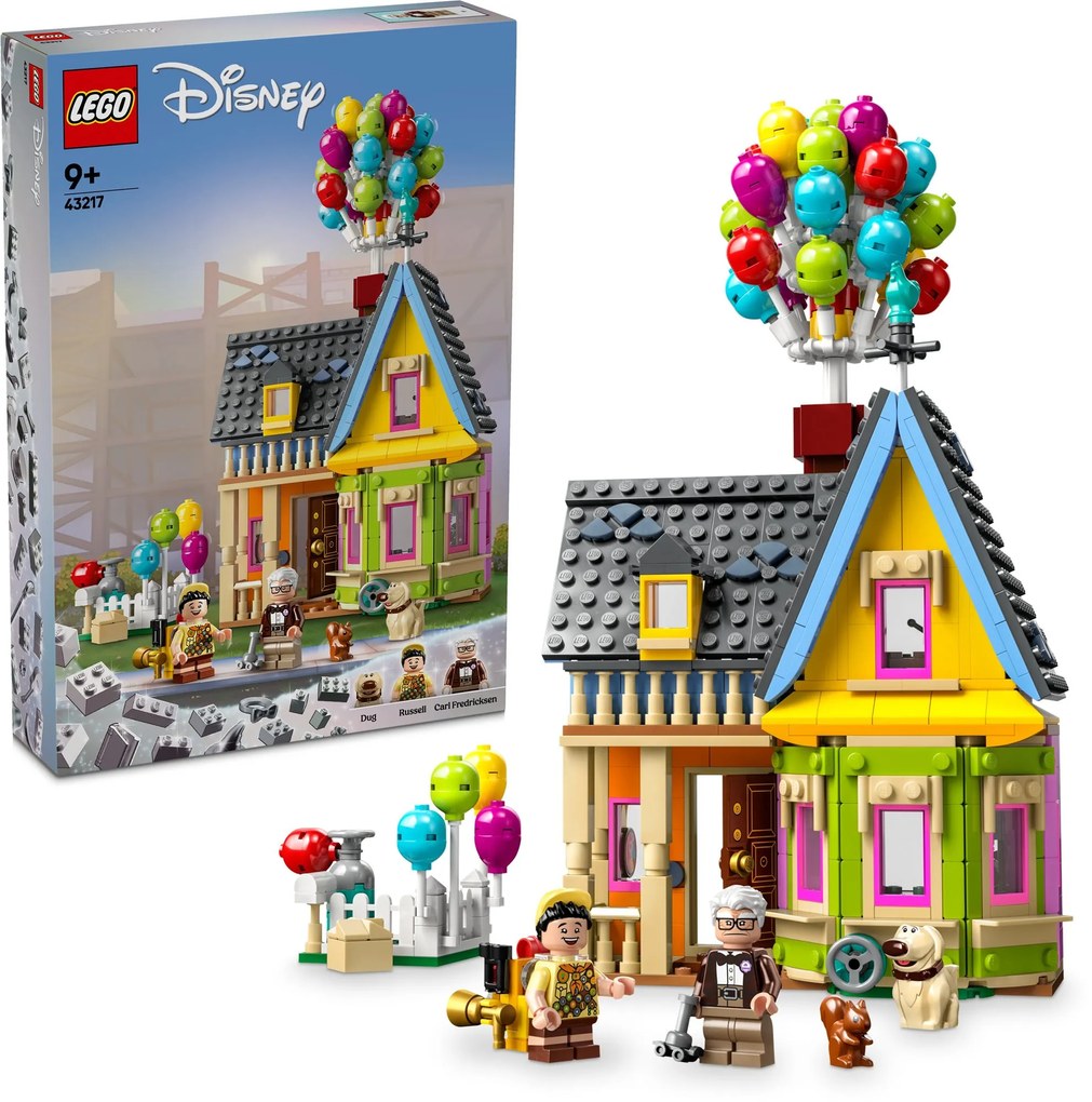 Lego stavebnice lego - disney 43217 dům z filmu vzhůru do oblak