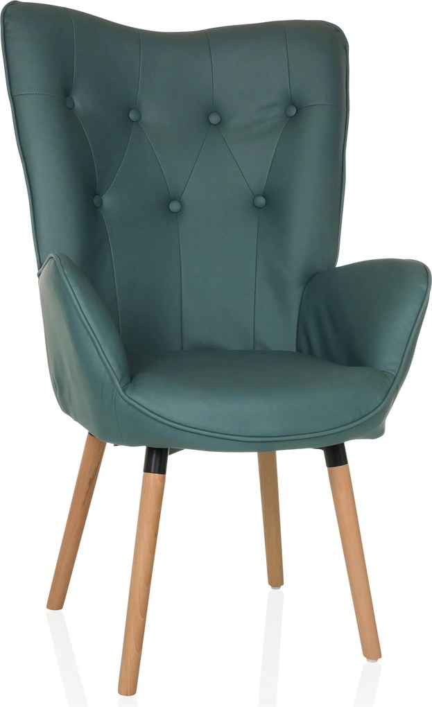 XXXLutz KŘESLO UŠÁK, textil, mátově zelená MID.YOU - Křesla ušáky - 001918035703