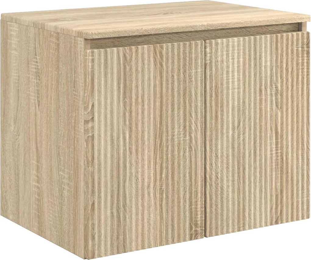 Sada koupelnových skříněk 3 ks Dub sonoma 49,5 x 44,5 x 65,5 cm 3405729