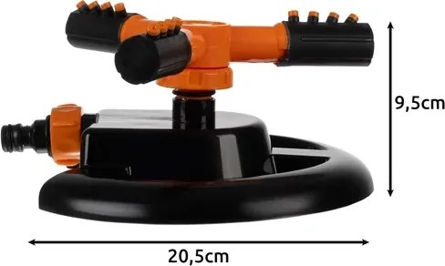 Zahradní otočný zavlažovač – 3ramenný