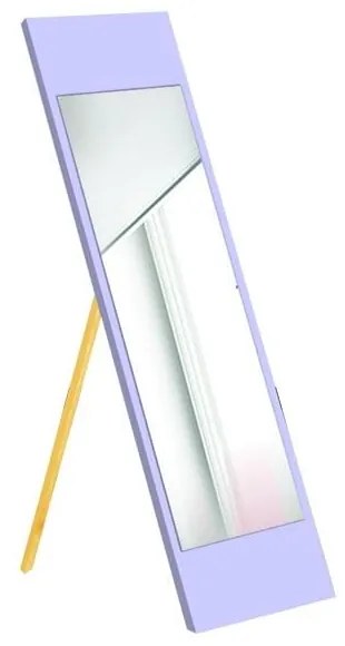 Stojací zrcadlo s modrofialovým rámem Oyo Concept, 35 x 140 cm