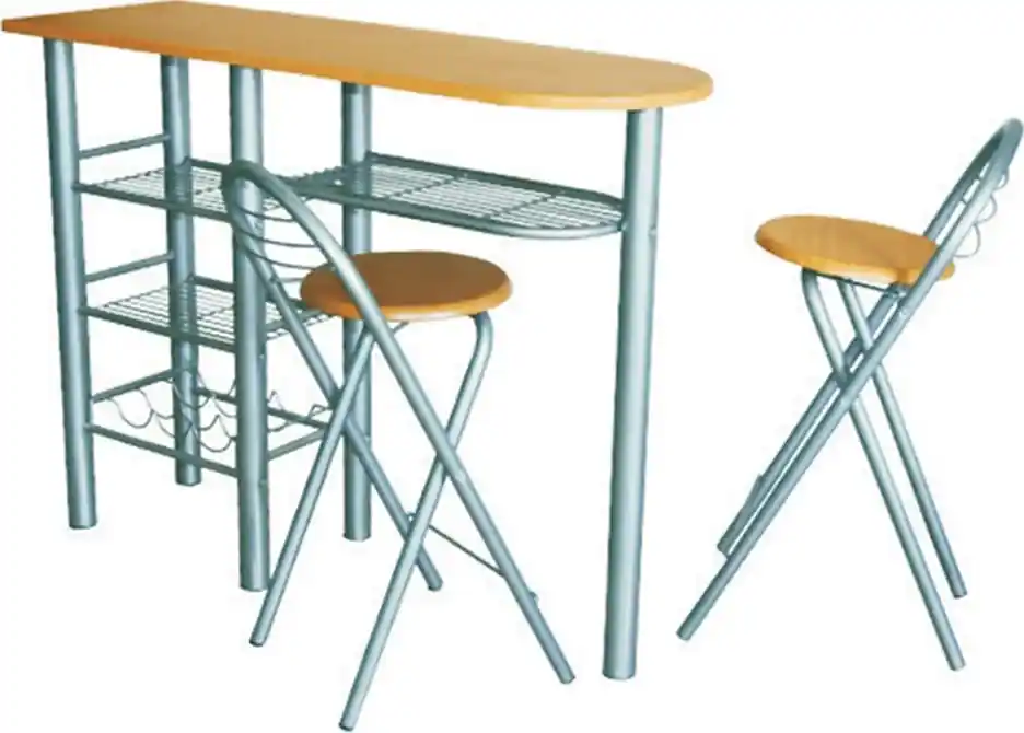 Tempo Kondela Komplet barový stůl + 2 židle, buk, BOXER | Biano