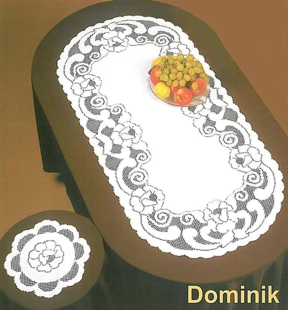 Forbyt, Ubrus Krajkový, žakárový Dominik, ovál, 120 x 155 cm