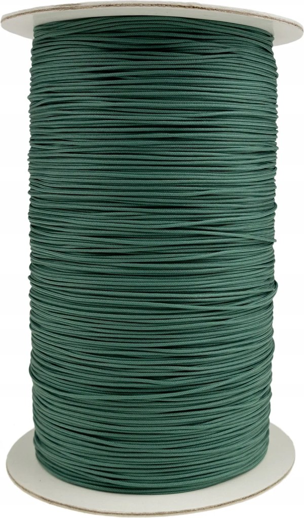 Značkový Šňůrový Šňůr 0,8 mm pro rolety Lahvová zeleň Zelená 1000 m Rolka