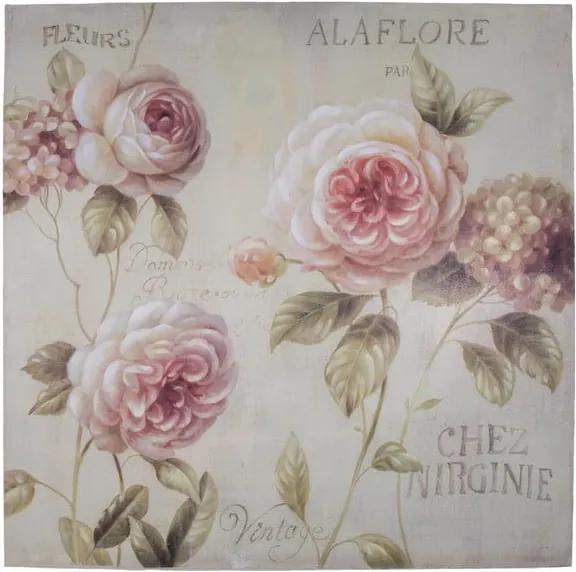 Obraz na plátně Antic Line Alaflore, 80 x 80 cm