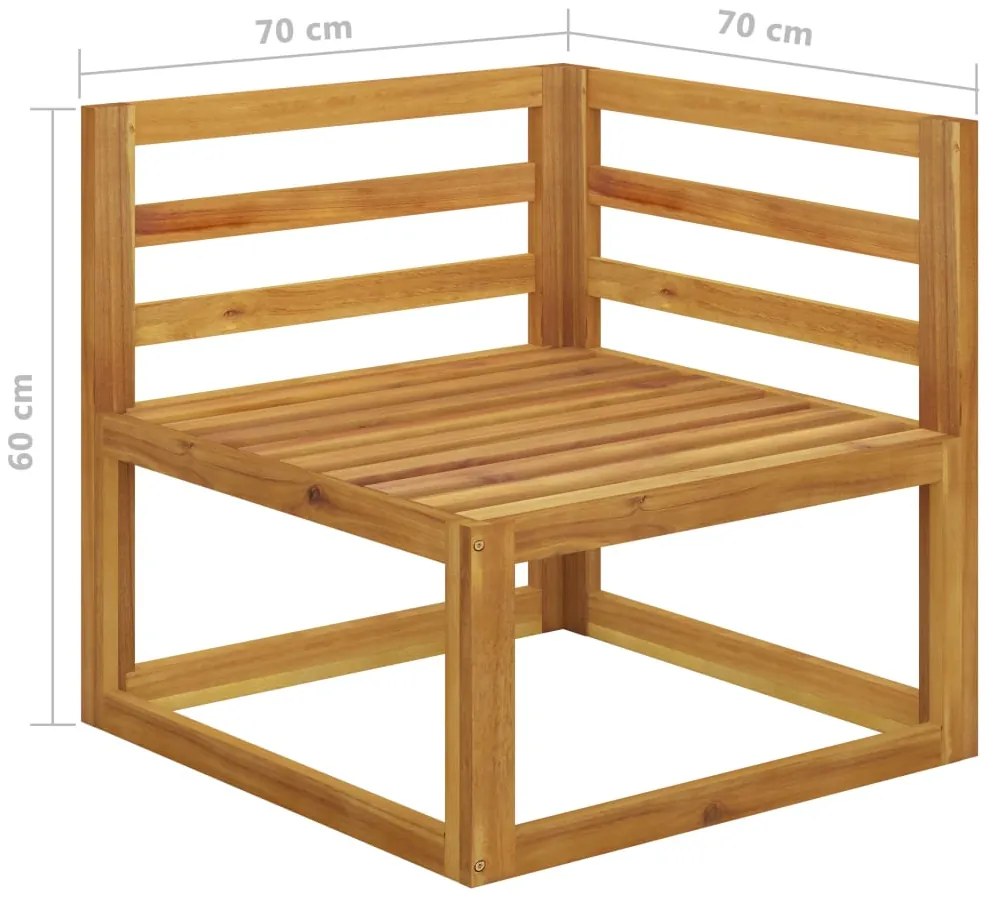 vidaXL Marketos 2místná zahradní lavička s tmavě šedými poduškami