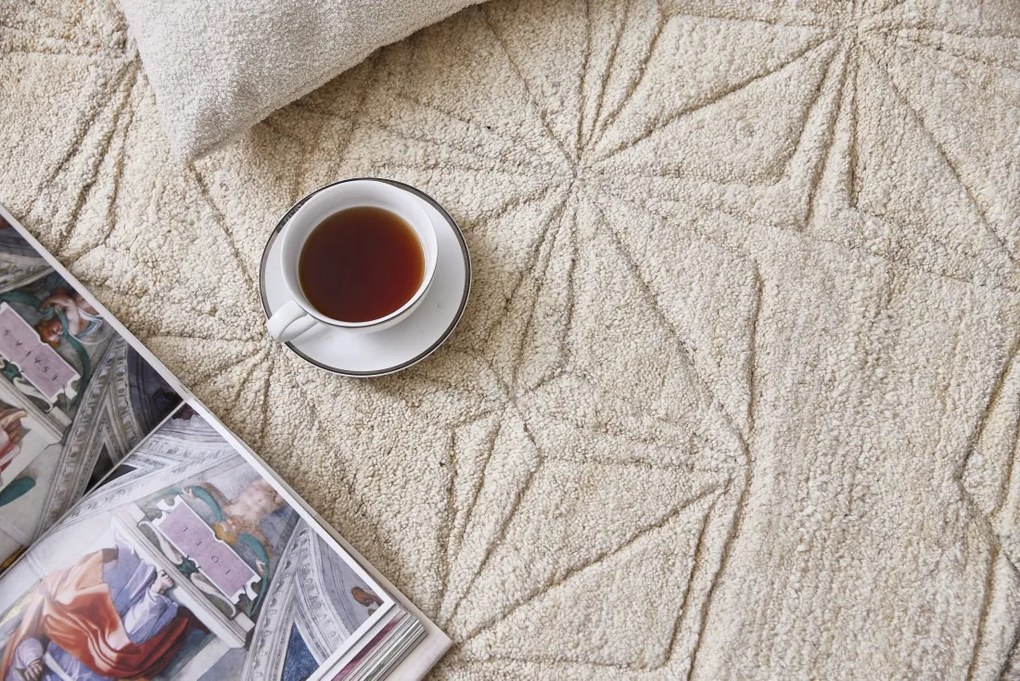 Diamond Carpets India, Ručně vázaný kusový koberec Michelangelo I DESP P105 (2), 300x400, bílá, ložnice