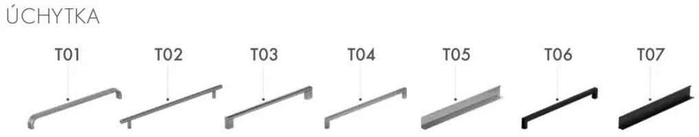 Dřevojas koupelnová skříňka vysoká - levá - DOS SVD2Z2 35