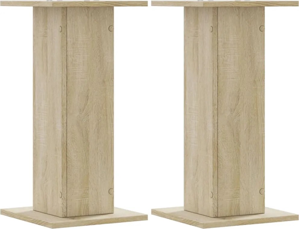 Stojany na rostliny 2 ks dub sonoma 30x30x60cm kompozitní dřevo 3307857