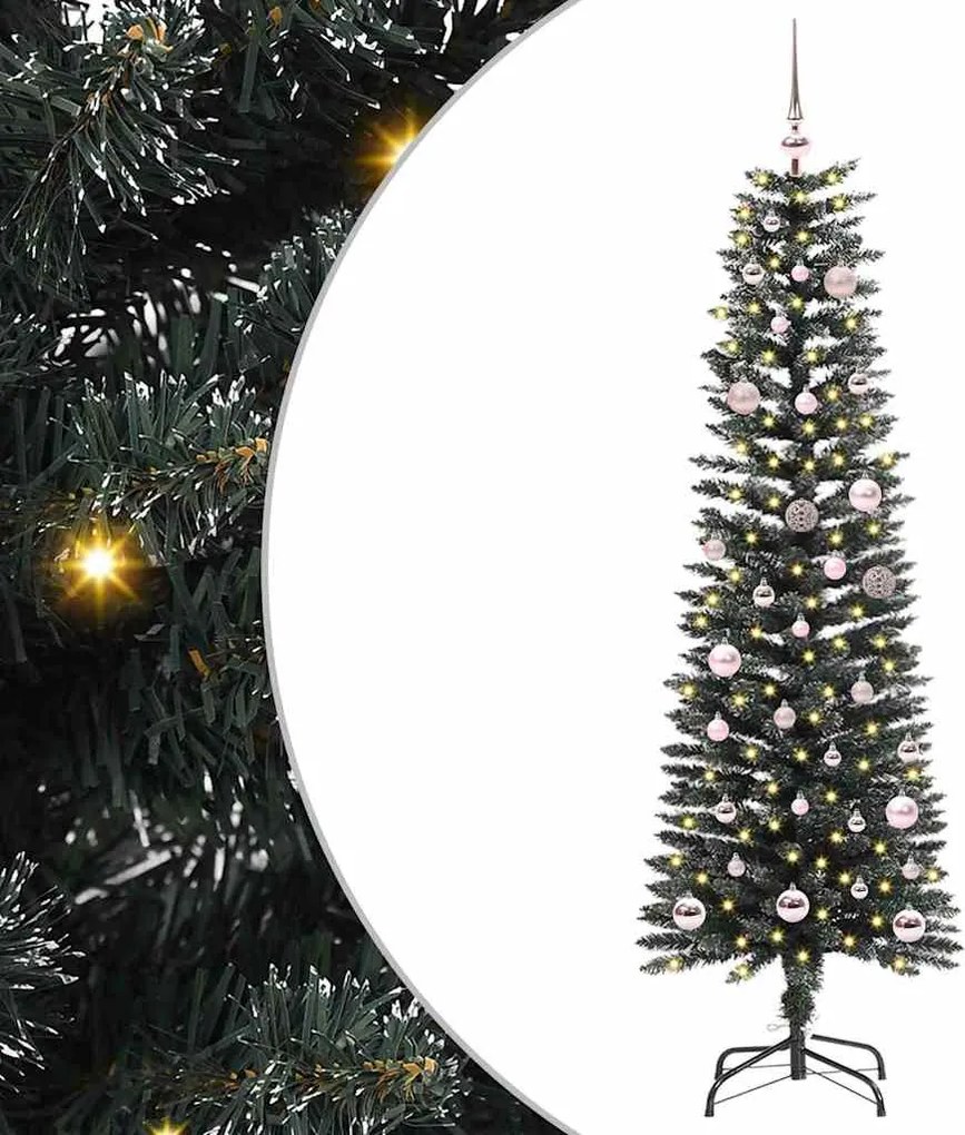 Umělý vánoční stromeček Zelená 150 cm PVC, plast a ocel 3395930