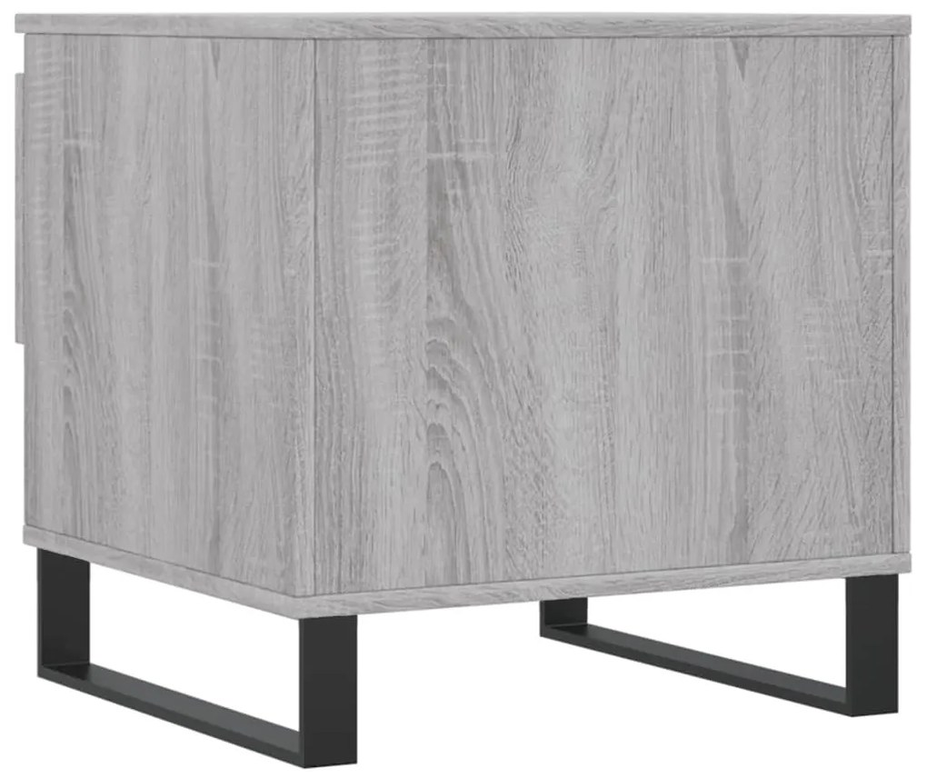 Konferenční stolek šedý sonoma 50 x 46 x 50 cm kompozitní dřevo - Default Title