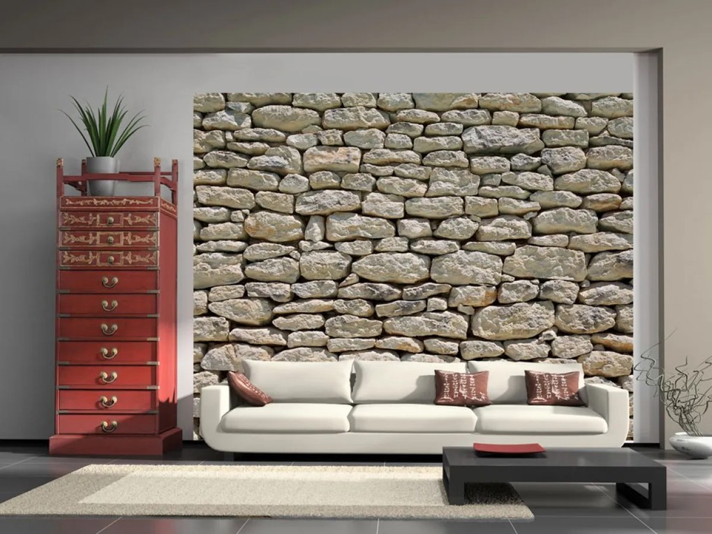 Tapeta imitace kamenné zdi (150x116 cm) - Murando DeLuxe