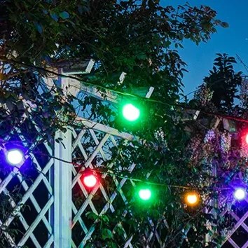 LED žárovka LBE, zelená, 6 diod, patice E27, IP44