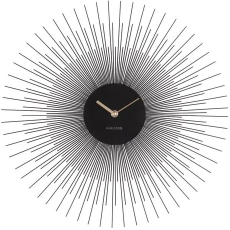 Karlsson 5817BK Designové nástěnné hodiny  pr. 45 cm