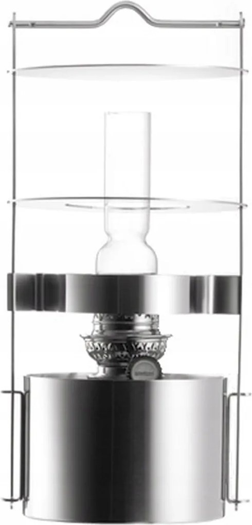 Stelton Classic Olivová ocelová lampa 34 cm Petrolejová
