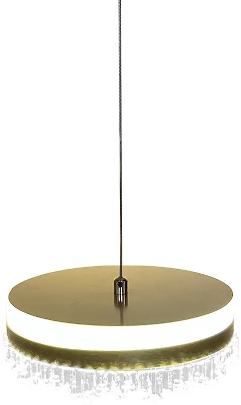 Závěsné LED svítidlo Preciosa, 1x LED 25w, 4000k, g