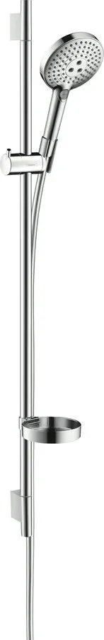 Hansgrohe Raindance Select S, sprchová souprava 120 3jet EcoSmart 9 l/min se sprchovou tyčí 65 cm a miskou, chromová, HAN-26632000