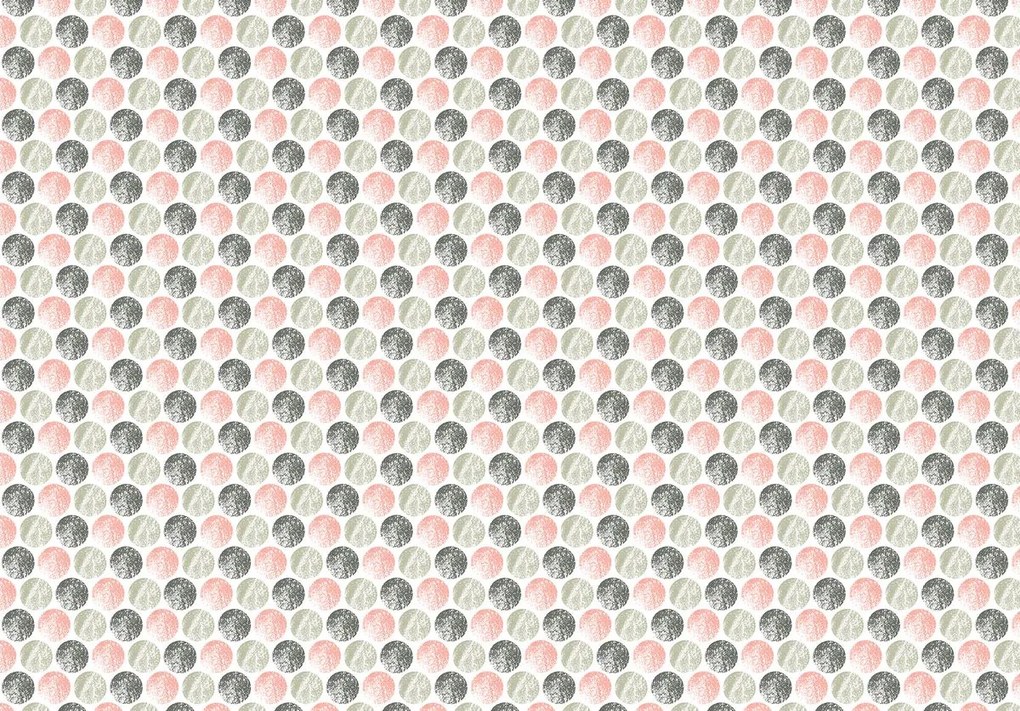 Fototapeta - Kruhy Mozaika (254x184 cm)