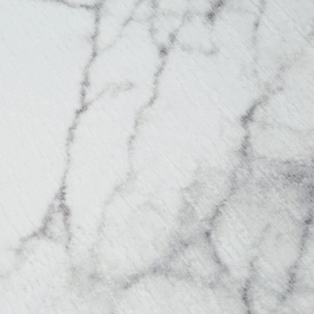 Koberec Print3, 80x140 cm, stříbrný