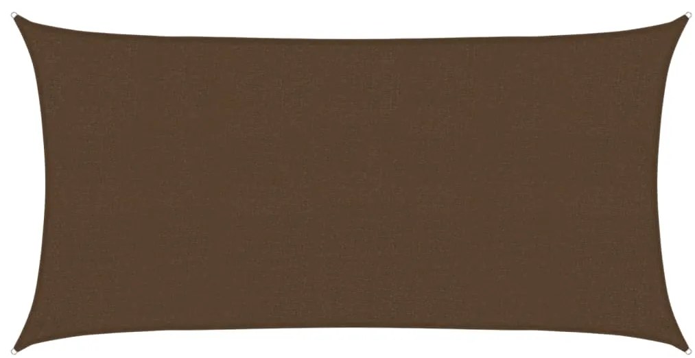Stínící plachta 160 g/m² hnědá 2,5 x 4,5 m HDPE 311785