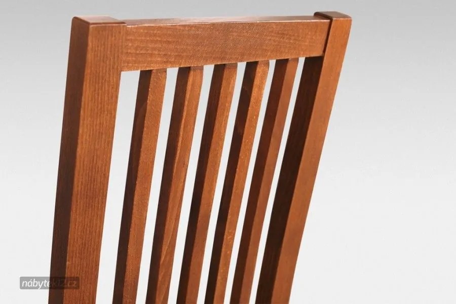 Klasická jídelní židle Fada, masiv buku, buk / bavaria 04, 43x92x42 cm