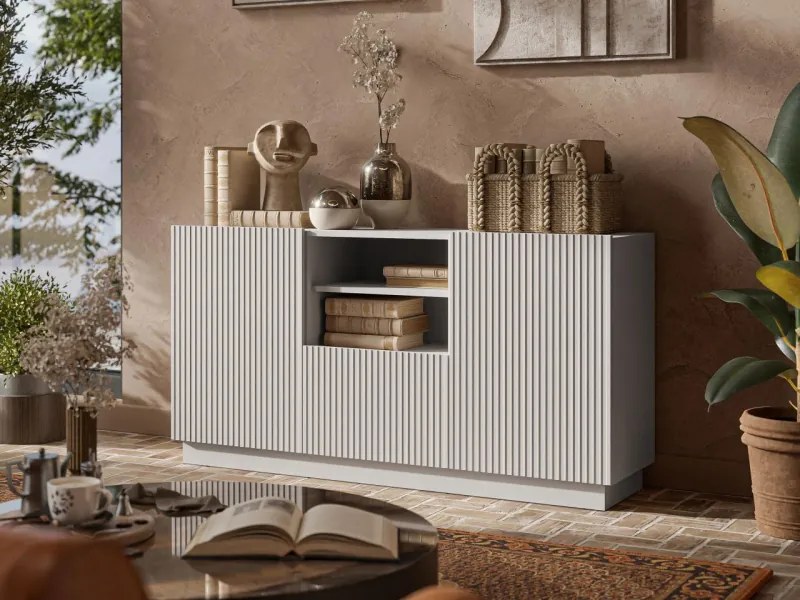 Komoda Ceroza 150 2D1SZ, Barva: černá