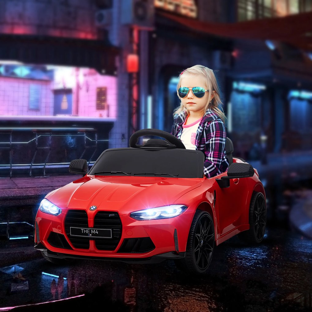 Dětské elektrické auto AIYAPLAY 12V s dálkovým ovládáním 2.4G, odpružením, jemným startem, elektrická hračka s MP3, USB, LED světly, klaksonem, rychl…