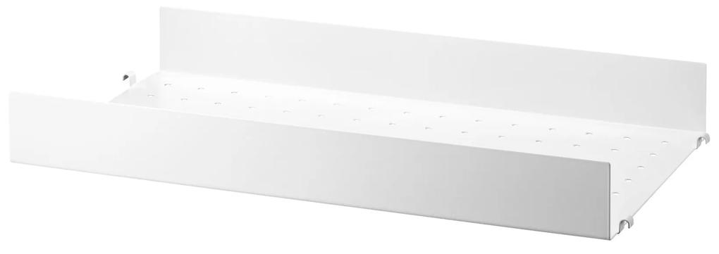 STRING Vysoká kovová police Metal Shelf High 58 x 30, White