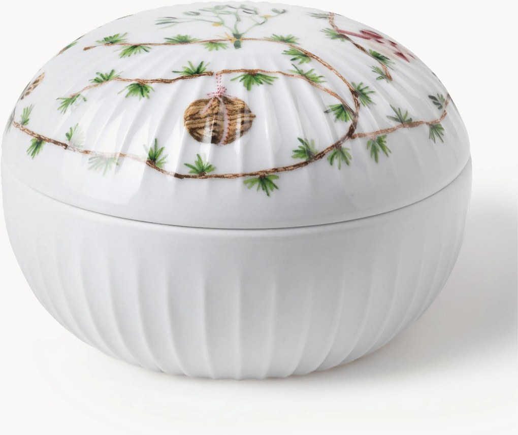 Ručně vyrobená porcelánová dóza na bonbony Hammershøi