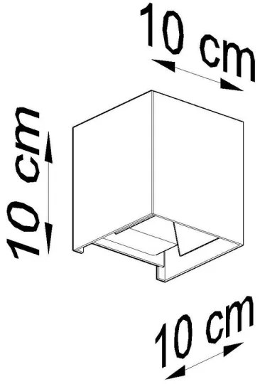 Sollux SL.0544- LED Venkovní nástěnné svítidlo LUCA LED/6W/230V IP54
